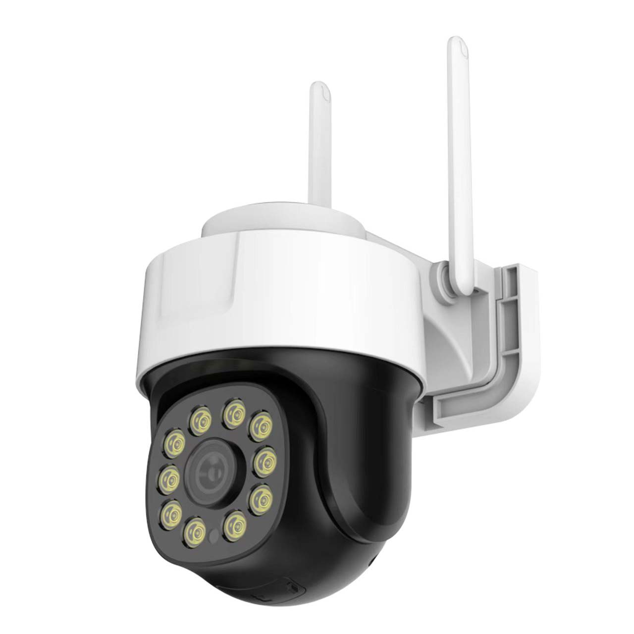 360 Degree Pan Tilt Two-Way Audio Human Tracking Sound and Light Alert ...