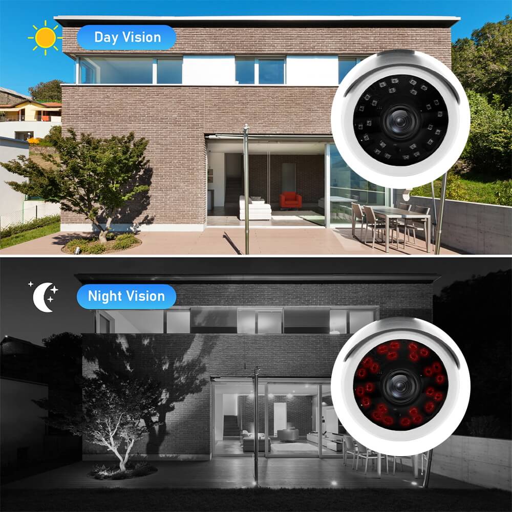Outdoor IP67 Weatherproof 4K 8MP AI Function Panoramic Security Camera