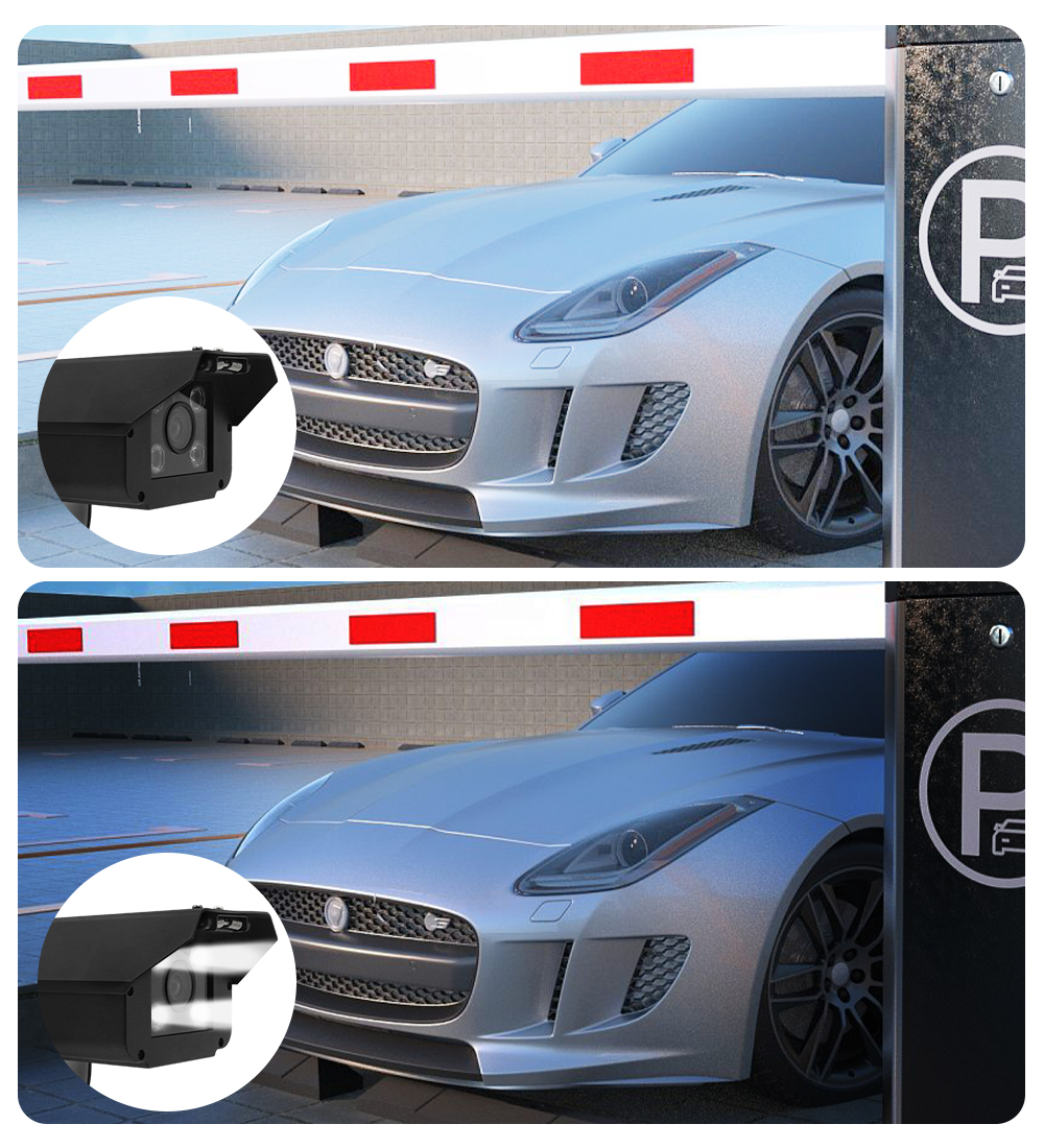 1080P LPR IP Camera ANPR License Plate Recognition Camera With 6-22mm ...