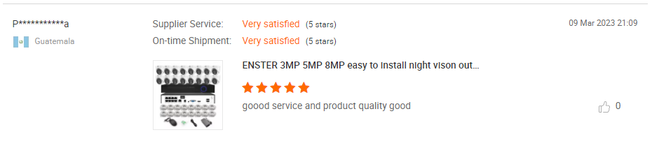 Enster Security CCTV Surveillance IP Camera Manufacturer And Supplier