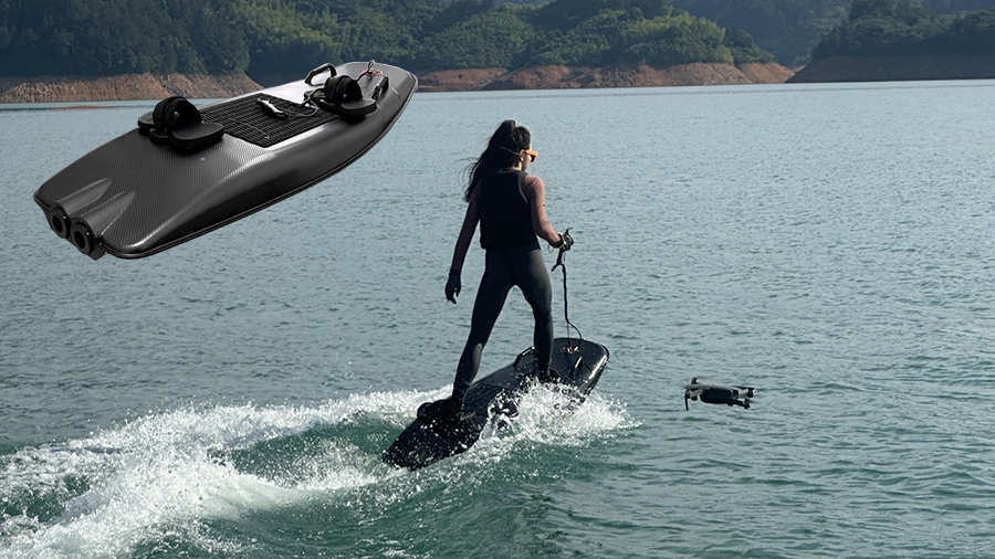 Carbon Fiber Surfboard Electric Power Surfboard Jet board Electric Power Surfboard Jet | GUETIO