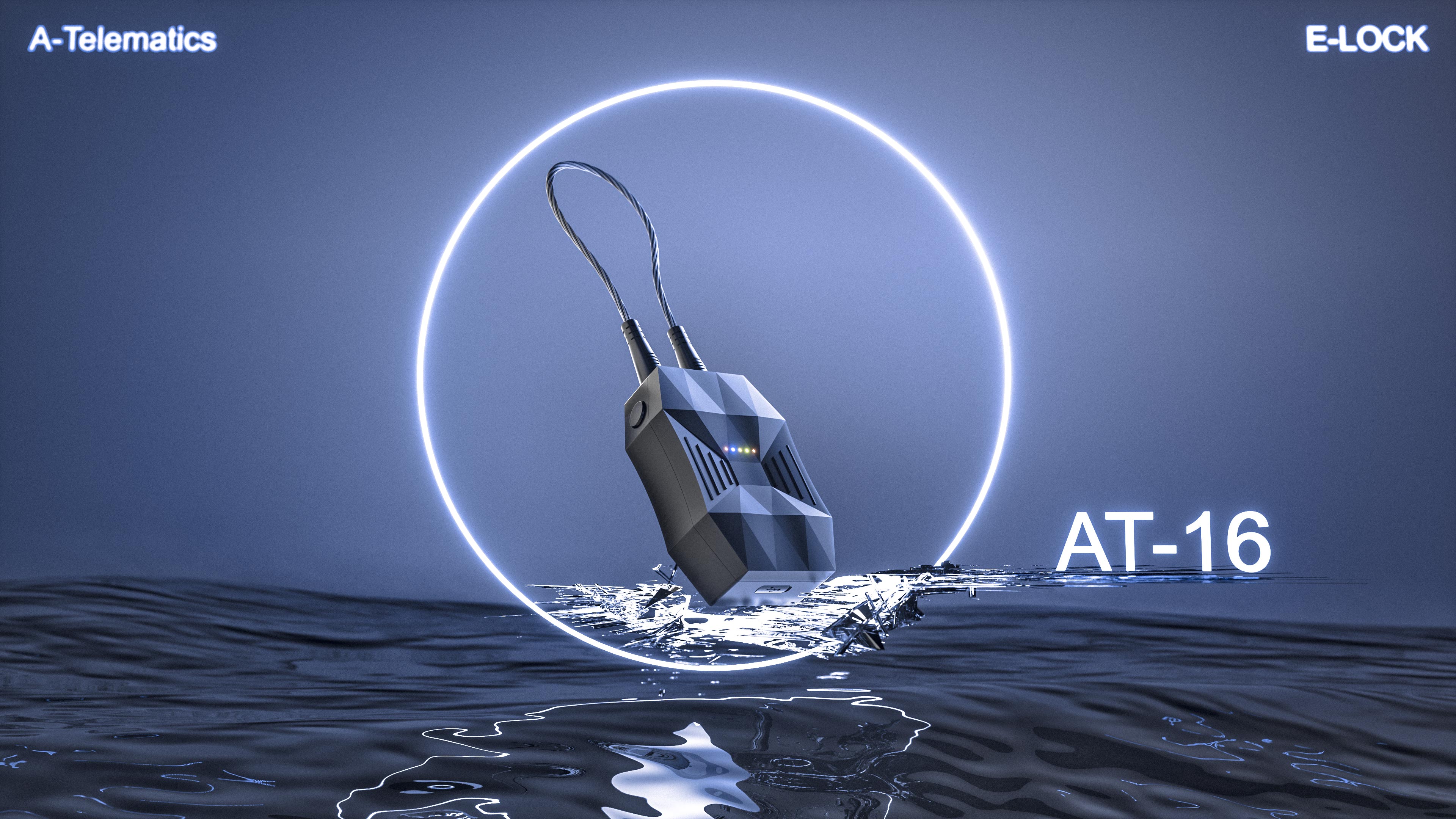 A-Telematics AT-16 Mini Padlock / E-lock And Gps Container Lock Supplier