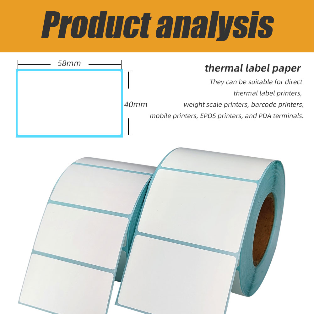 Wholesale Direct Thermal Label Blank Label Sticker Manufacturer