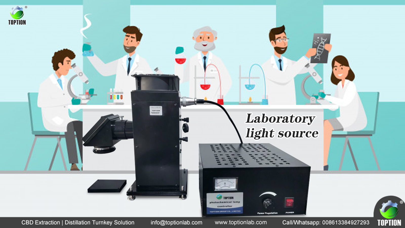 How to use xenon light source