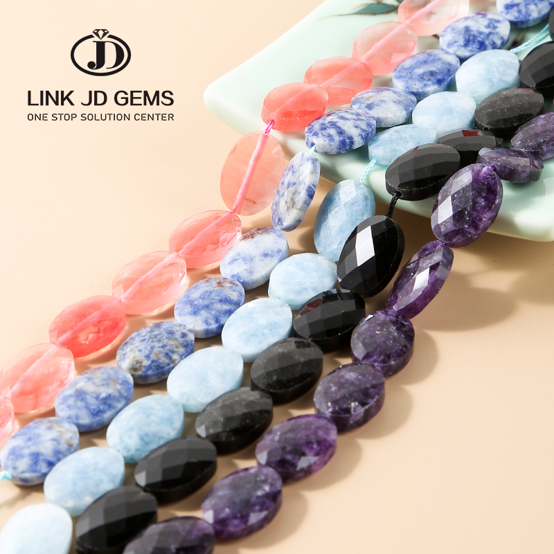 Loose Gemstone Wholesale 13*18*6mm natural faceted dyed stone for DIY ...