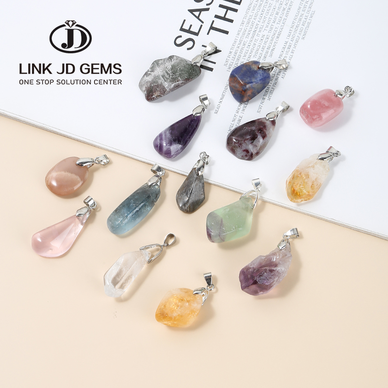 Precious Stones Pendants Wholesale Natural Stone Irregular Shape ...