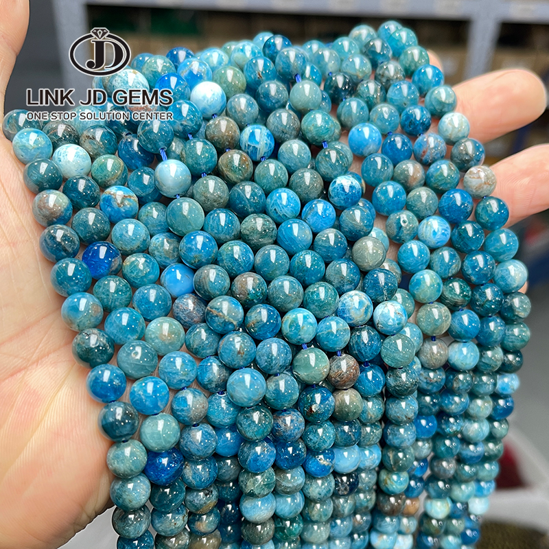 Wholesale Gemstone Beads In Bulk 1A Natural Apatite Beads For Jewelry ...