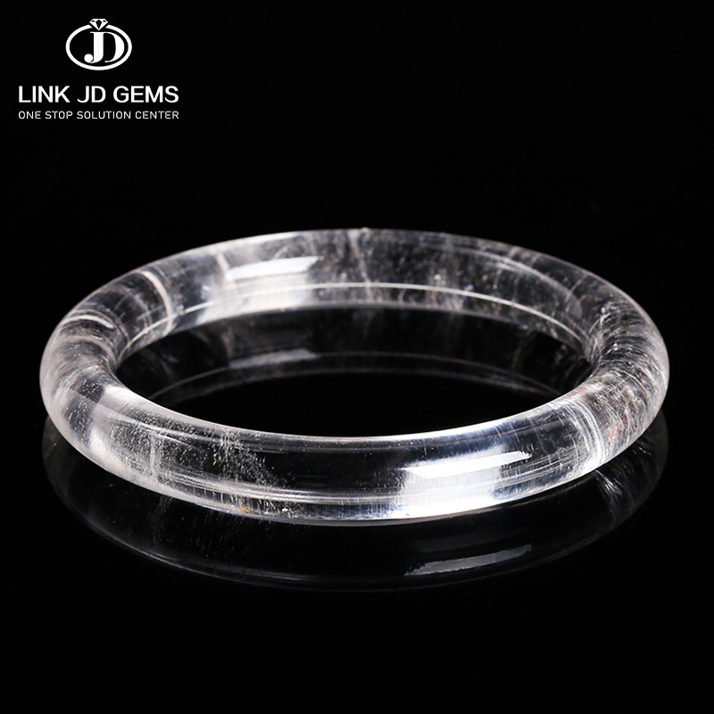 Premium Crystal Jewelry Wholesale 7A Natural Rock Quartz Bangle Super ...