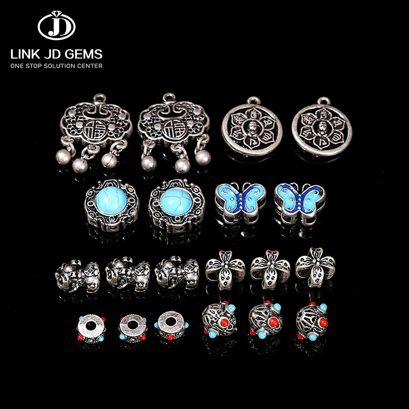 Jewelry Decorative Accessories Wholesale Alloy Plated Silver Accessory ...