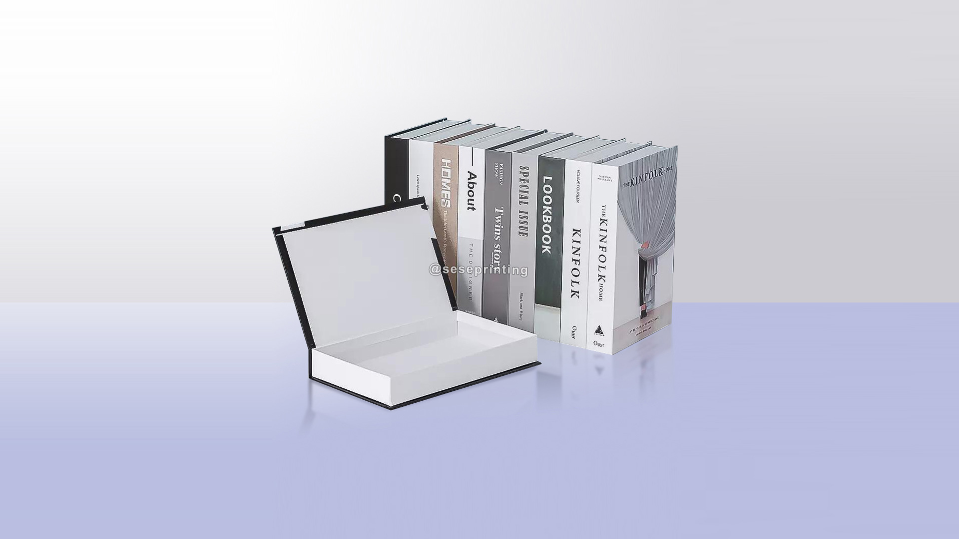 Custom Decorative Books Shaped Boxes Fake Decor Designer Book ...