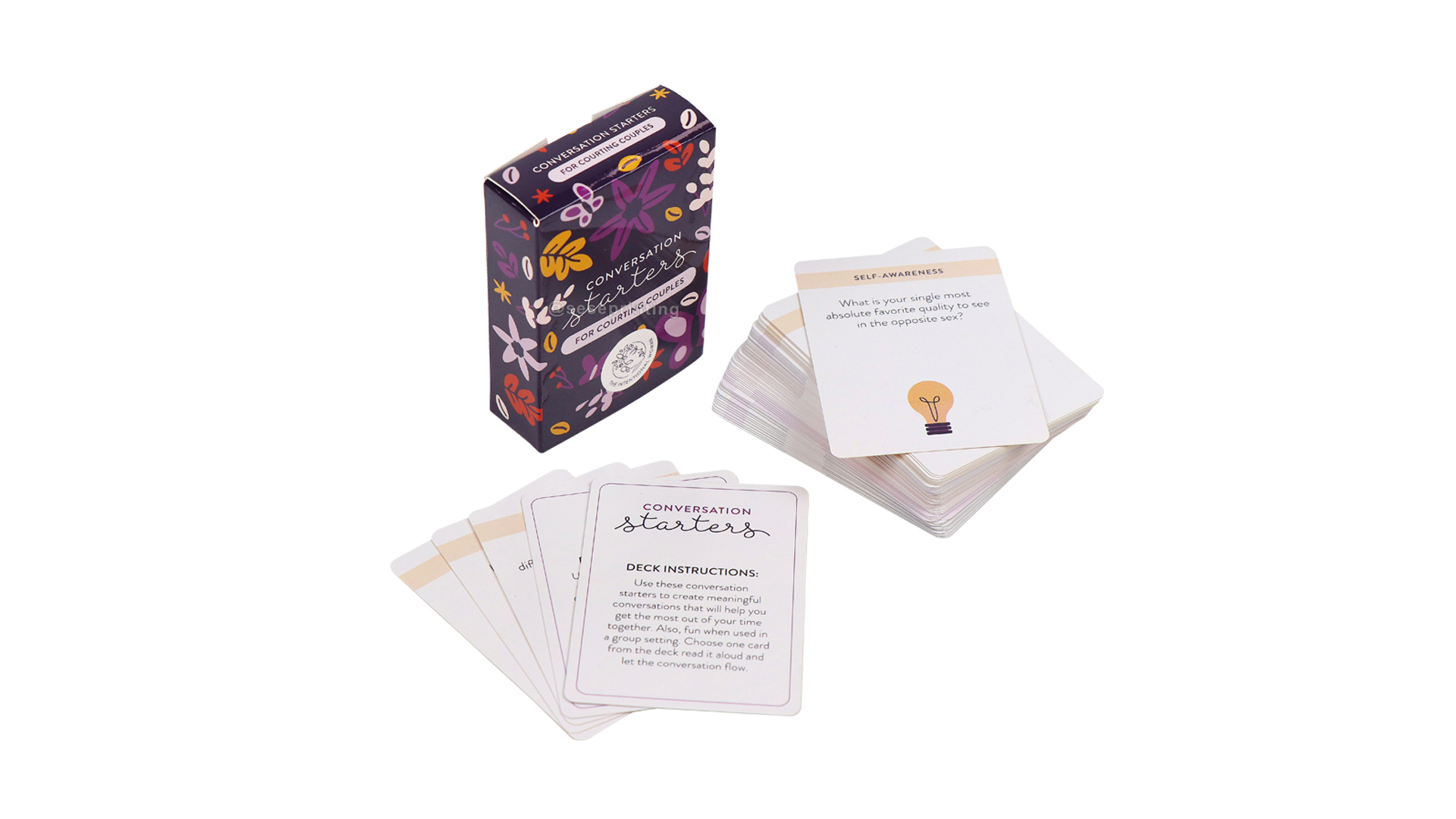 Custom Printing Family Conversation Cards Couples Game Card Manufacturer