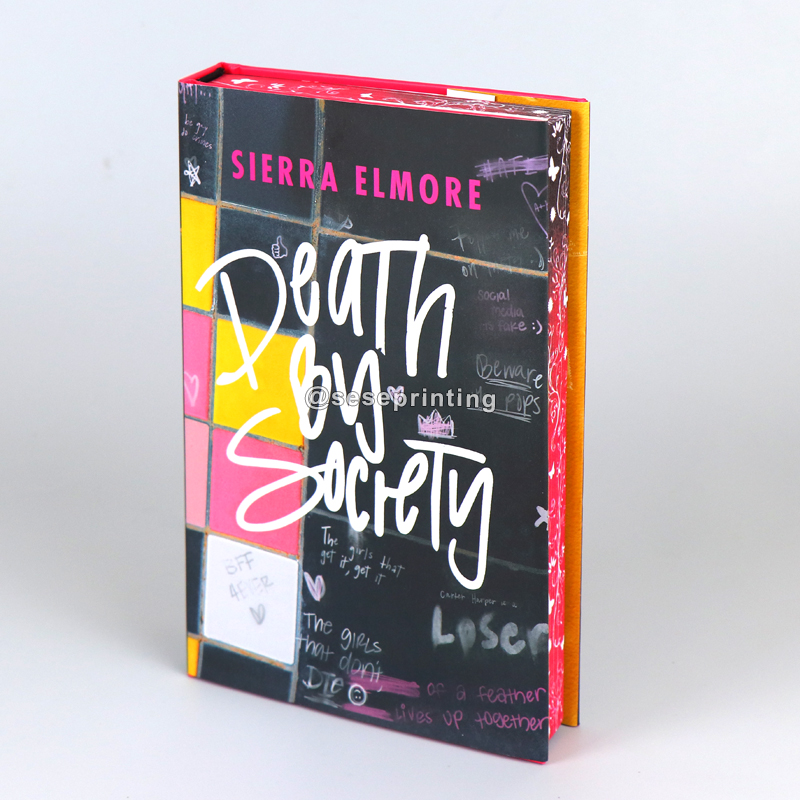 Custom Luxury Sprayed Edges Book Hardcover Book Printing On Demand