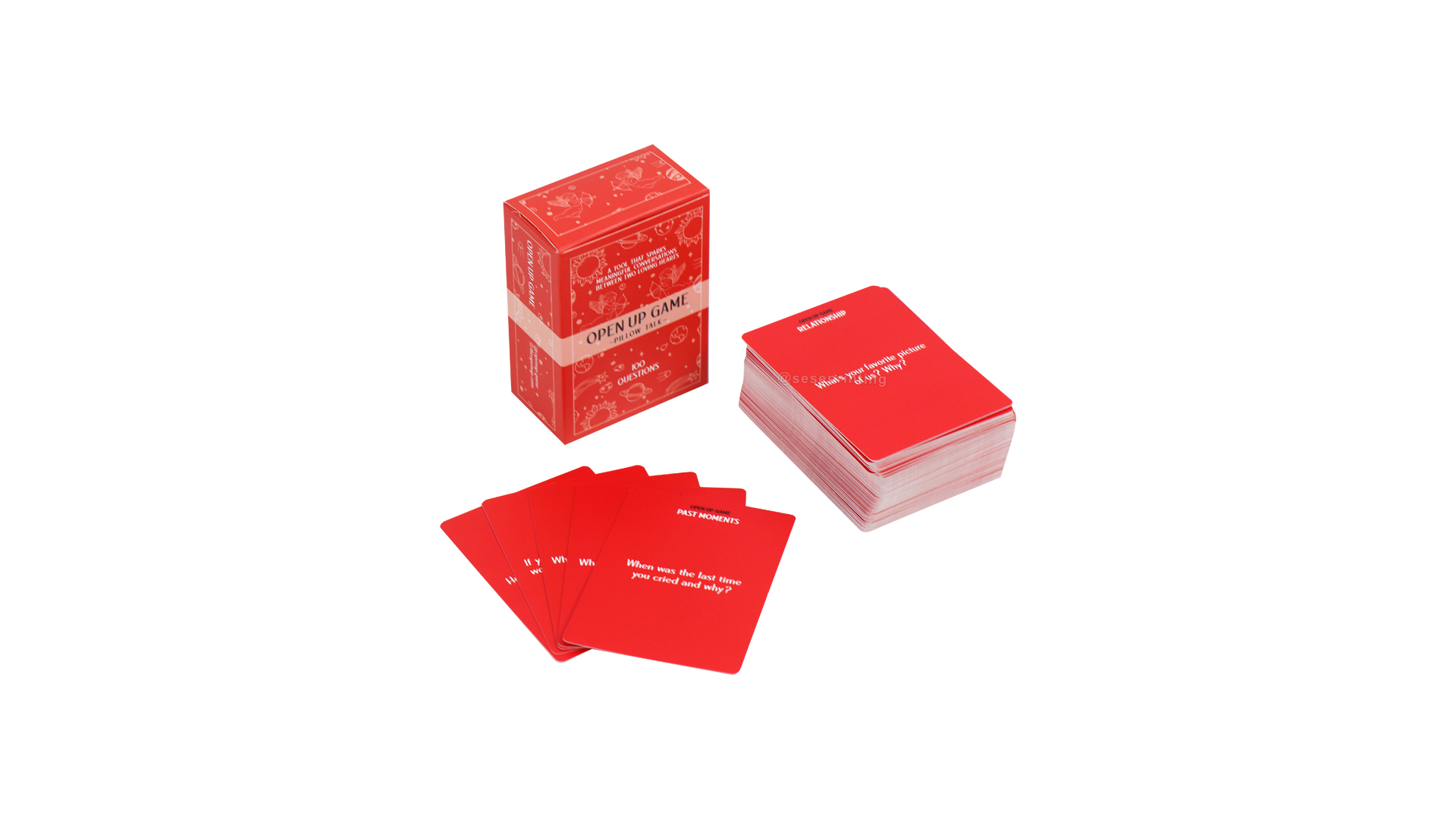 Custom Open Up Game Card Couple Talk Question Cards Printing | SeSe ...
