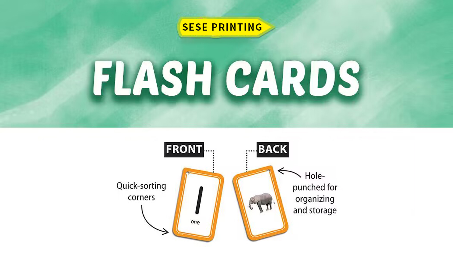 Where to Print Flashcards? | sese printing | SeSe Printing