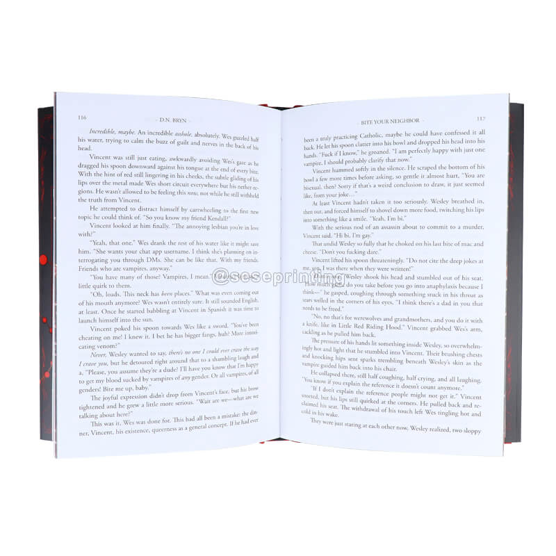 Sprayed Edge Hardcover Book Embossed Cover Book Novels Printing | SeSe ...
