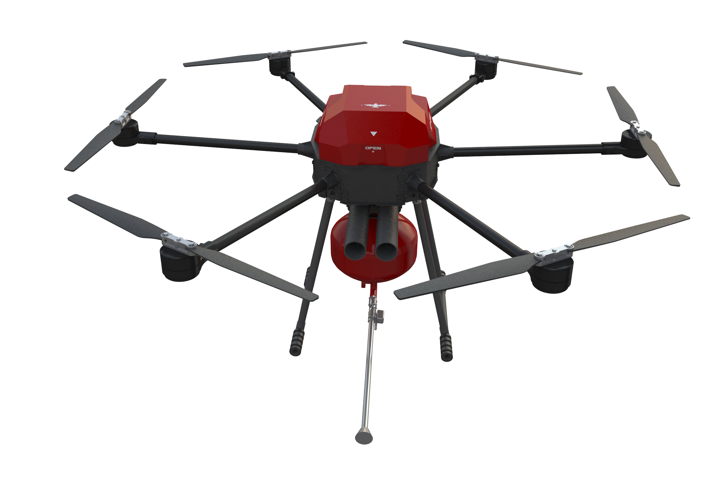 DE Firefighting Drone Helps Forest Fire Fighting Drill in Lianyungang ...