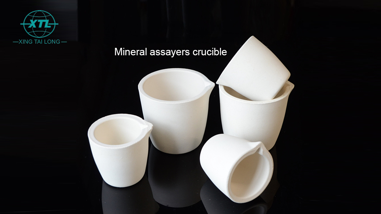 XTL sintyron Refractory mineral fire assay clay crucible for gold | XTL