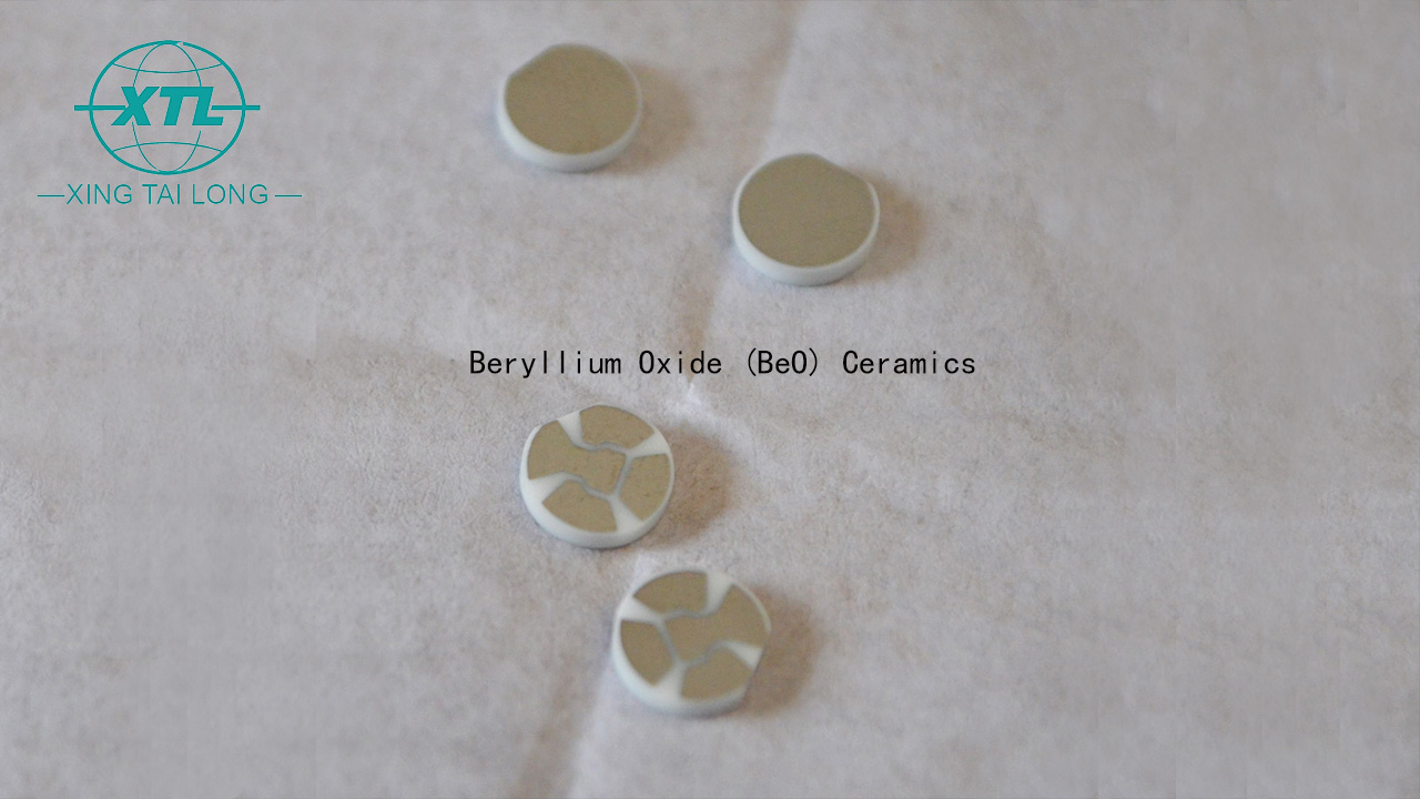 XTL sintyron Beryllium Oxide BeO Metallized Ceramic Part | XTL