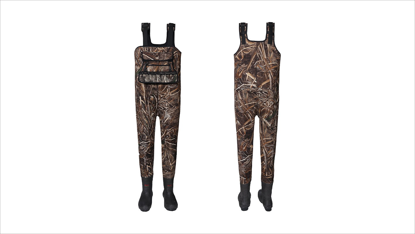 camo hunting waders with thinsulated boots