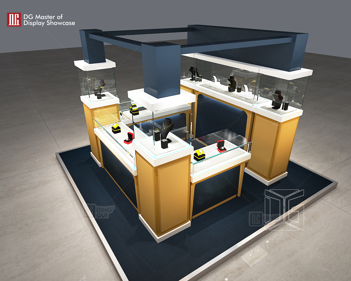 DG Showcase Hot Selling Jewellery Retail Store Wall Display Unit ...