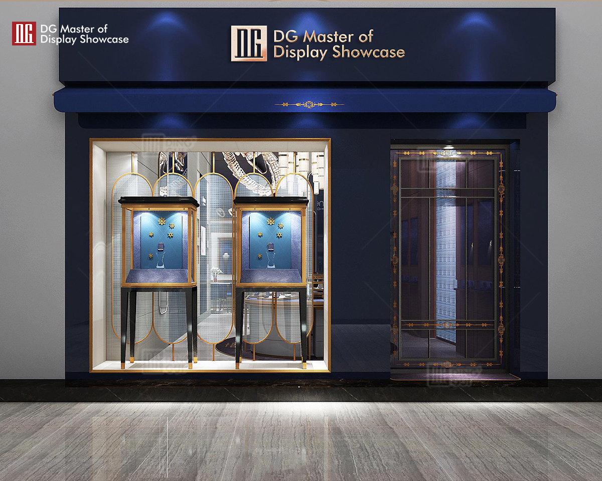 DG Showcase glass cabinet luxury jewelry store display showcase design ...