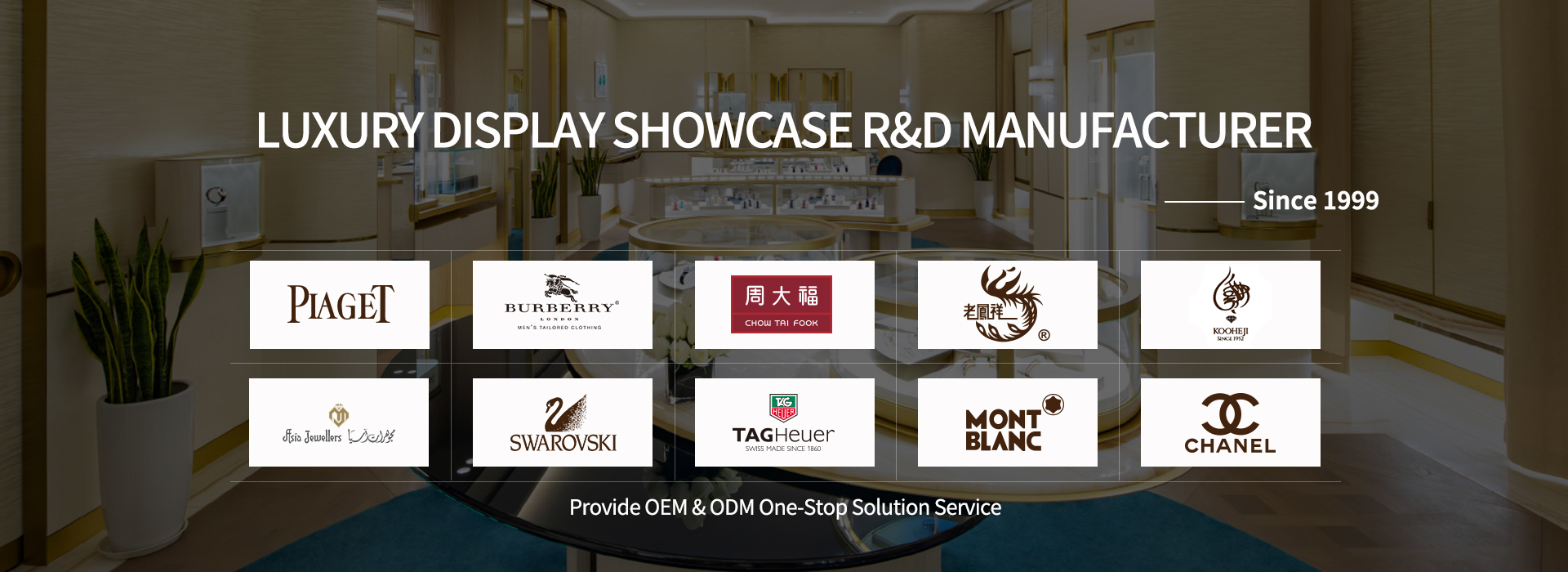 Professional Custom Display Showcase Factory