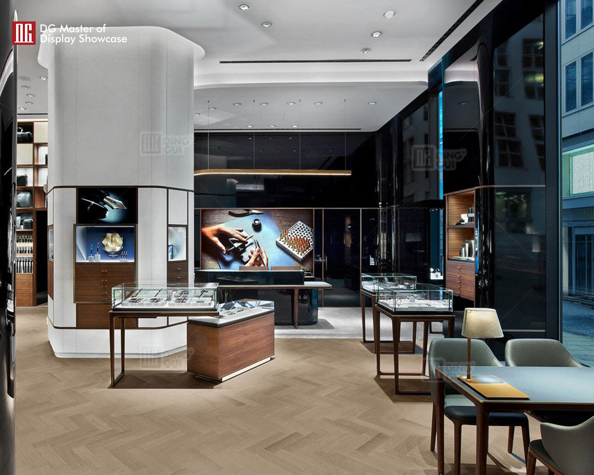 DG Showcase High-end commodity display cabinet optical display cabinet ...