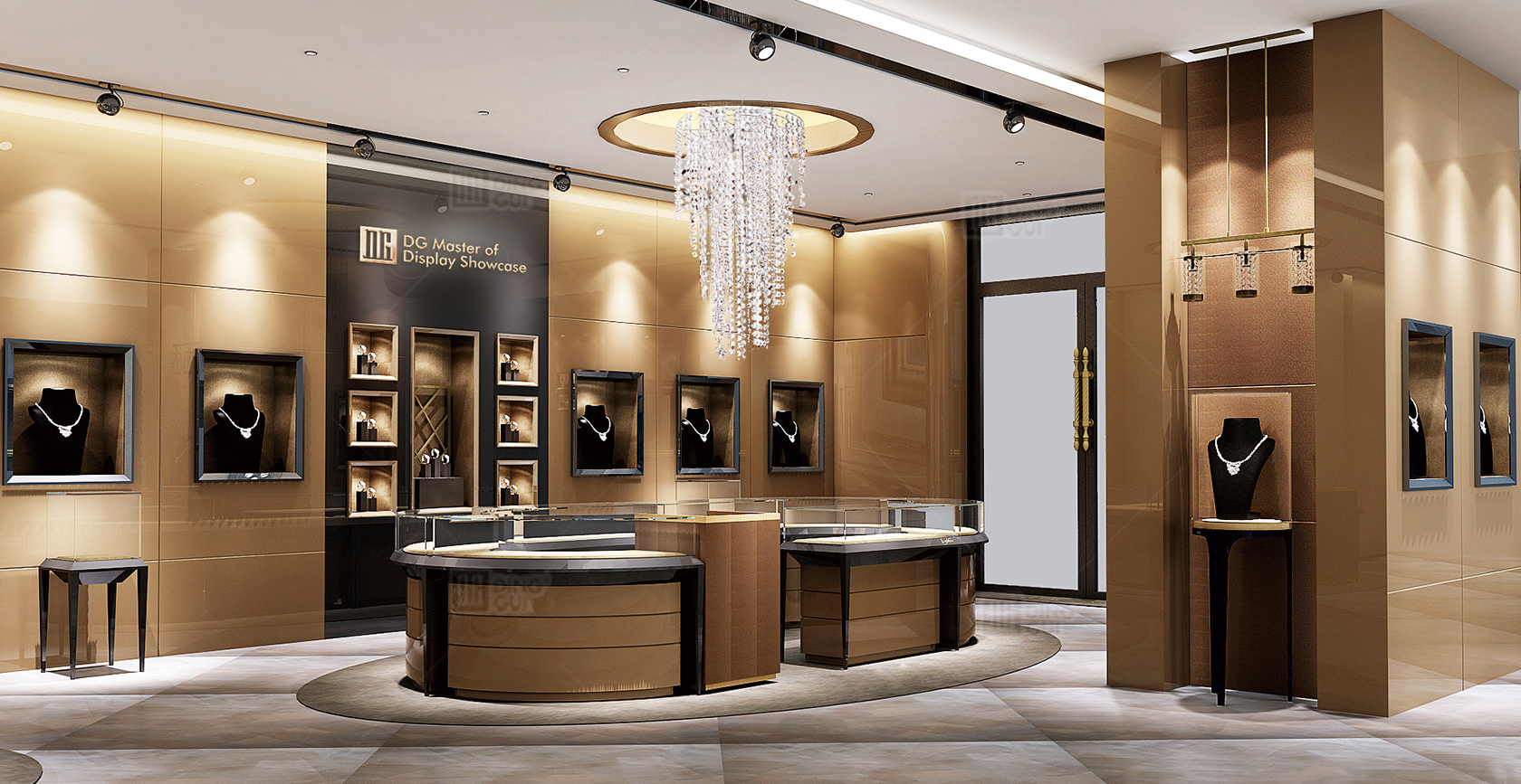 British century jewelry brand collection store project | DG Display ...