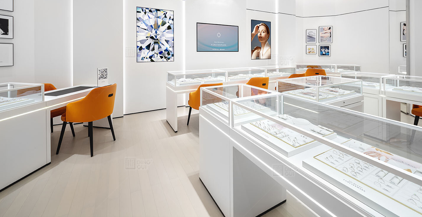 British high-end luxury and exquisite diamond brand store | DG Display ...