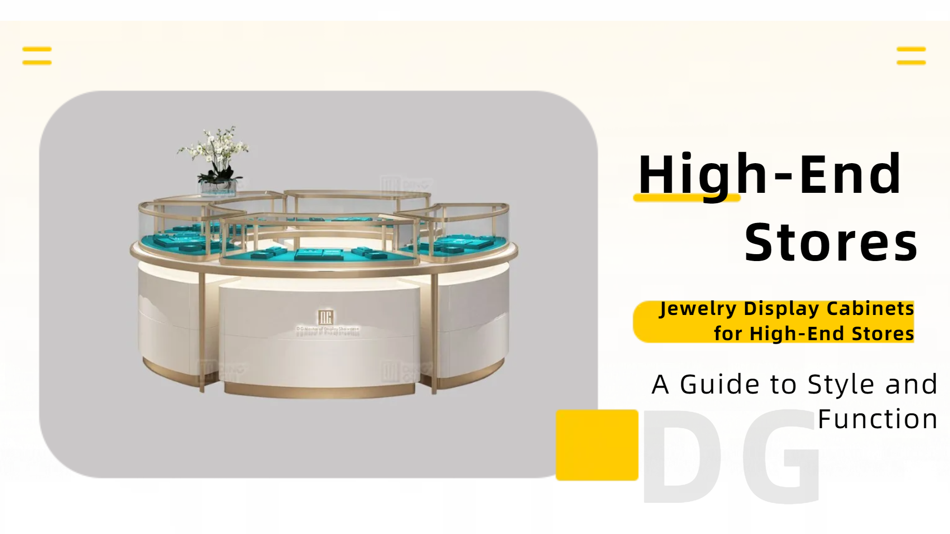 Jewelry Display Cabinets for High-End Stores: A Guide to Style and ...