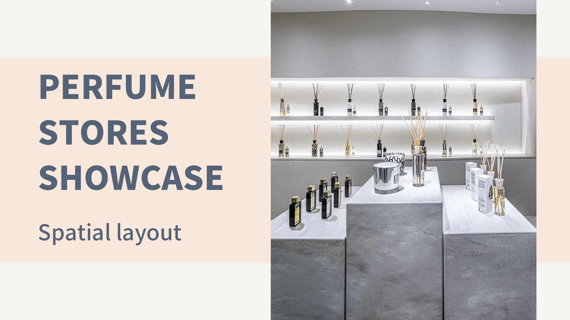 Spatial layout of display cabinets in perfume stores | DG Display Showcase