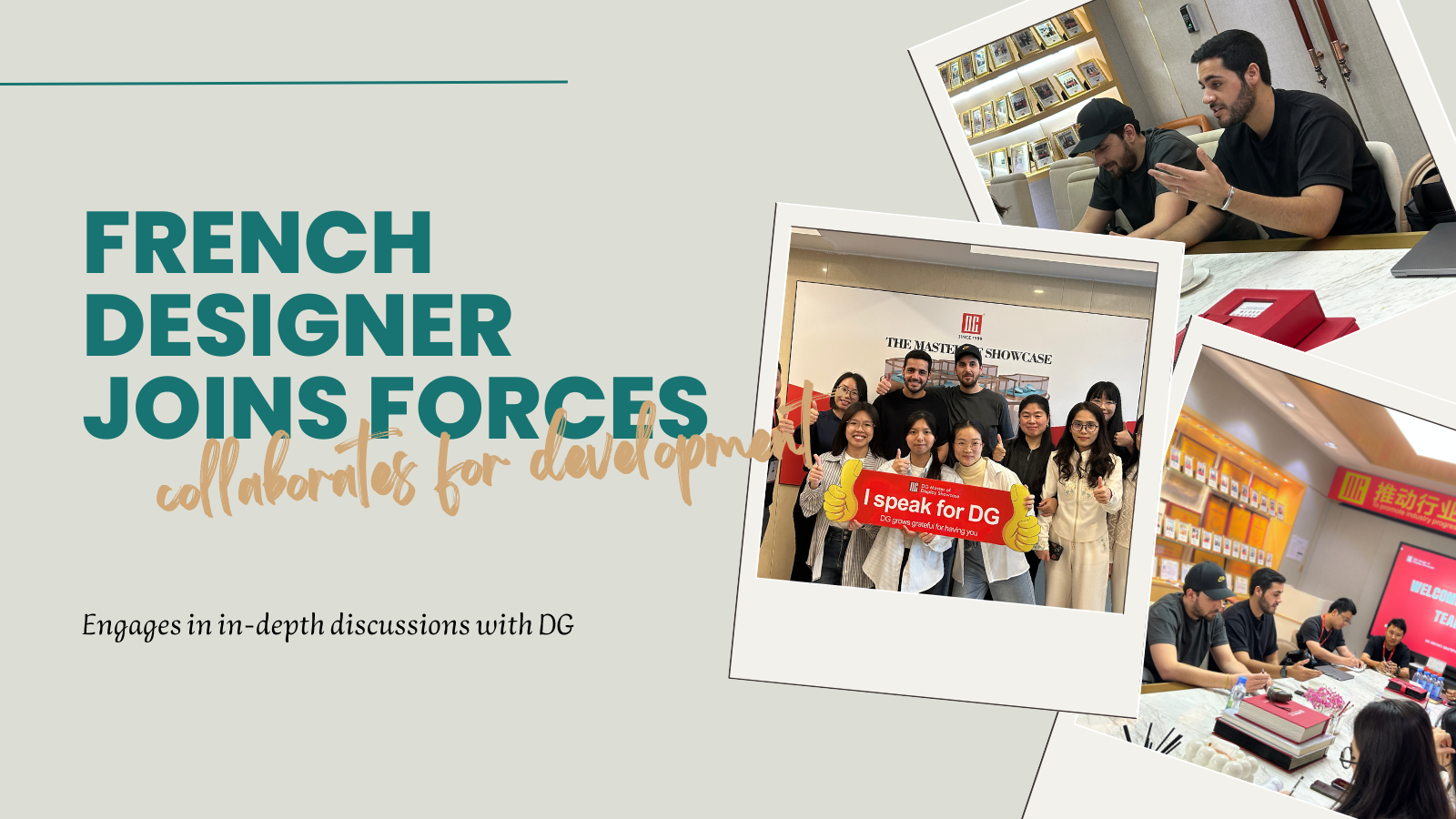 French designer joins forces, engages in in-depth discussions with DG ...