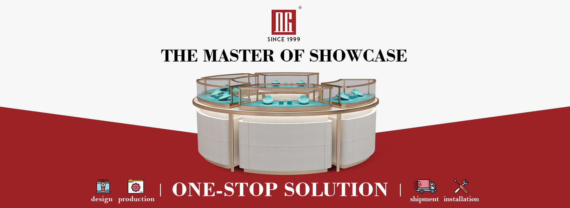 Professional Custom Display Showcase Factory