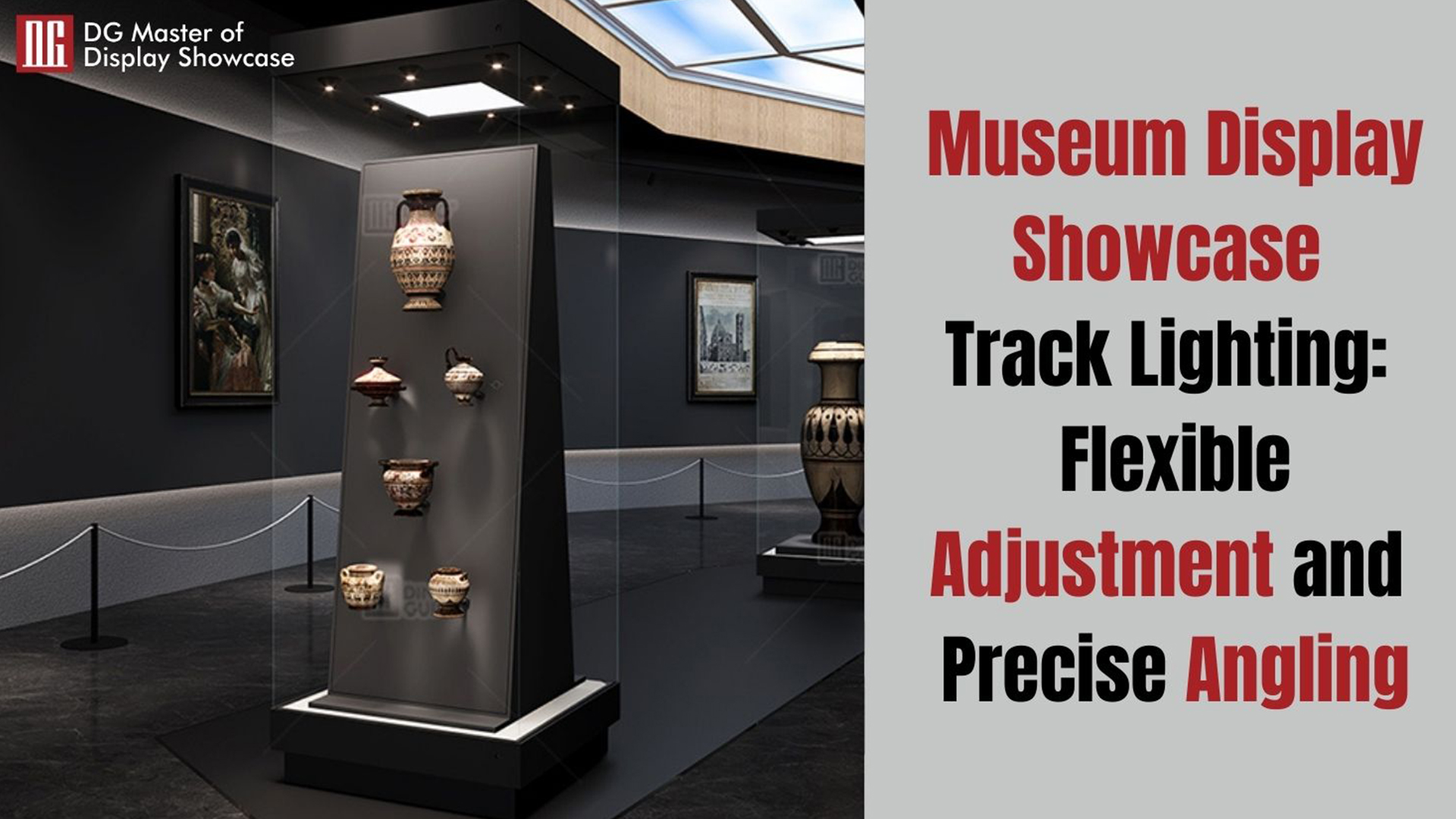 Museum display showcase track lights: how to flexibly adjust and ...