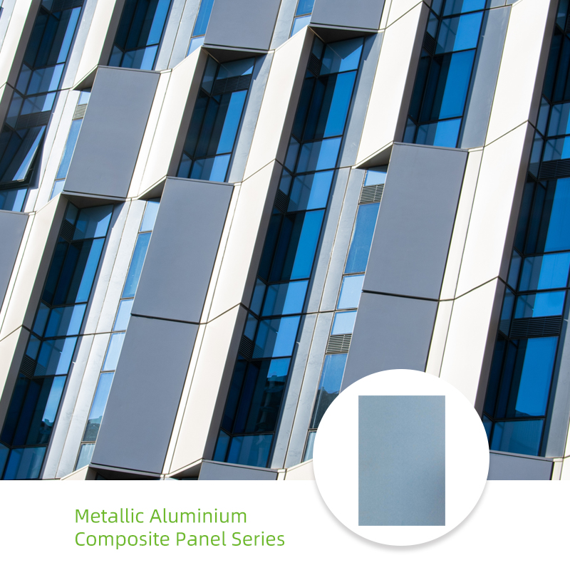 Metallic Surface Finish ACP Aluminum Composite Panel