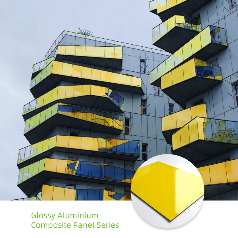 High Glossy Wall Cladding ACP Aluminum Composite Panel