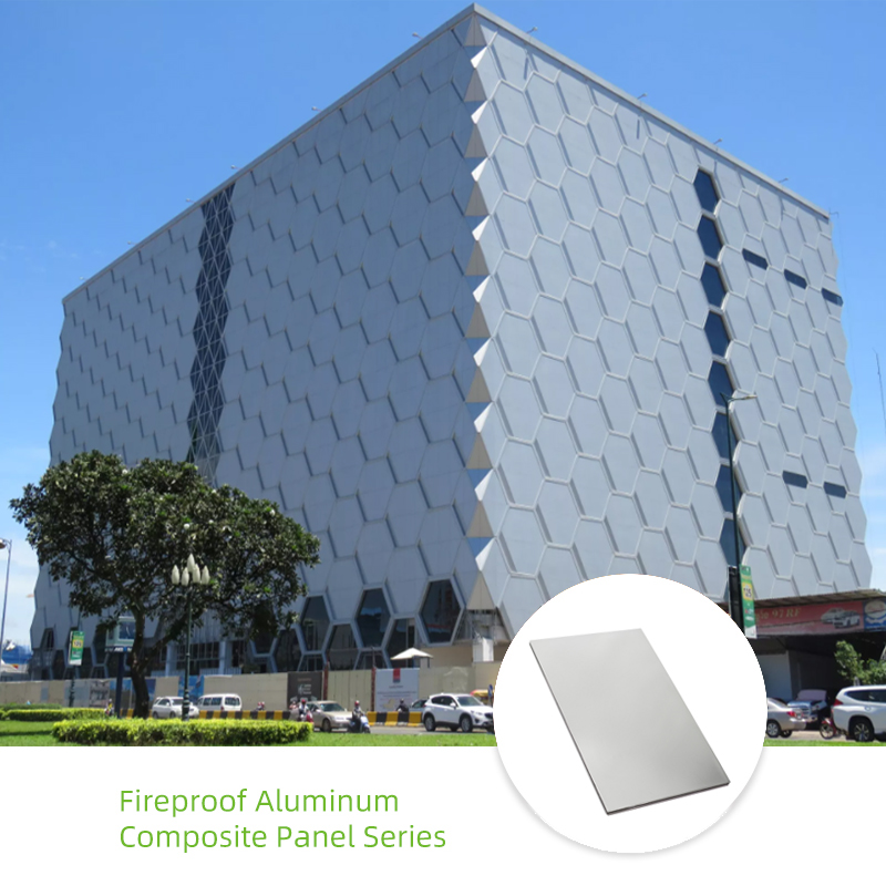 B1 Fire Resistant Wall Panel Aluminium Composite Panel