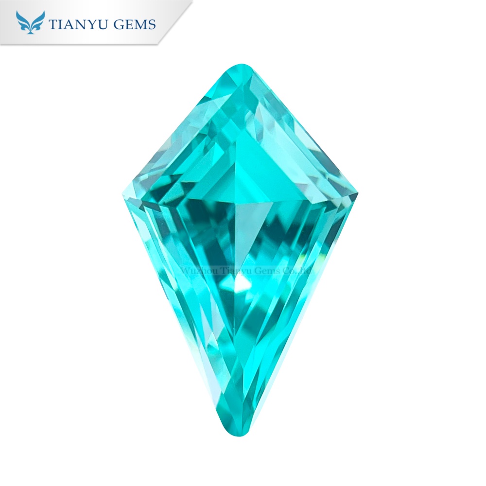 Kite Cut Lab Grown Gemstone Paraiba Sapphire | Tianyu gems