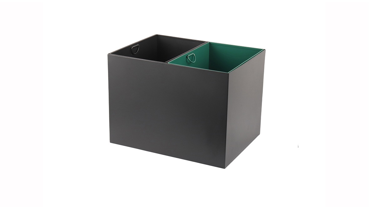 Heavy duty Double layer Rectangle Recycle bins (KL-123)