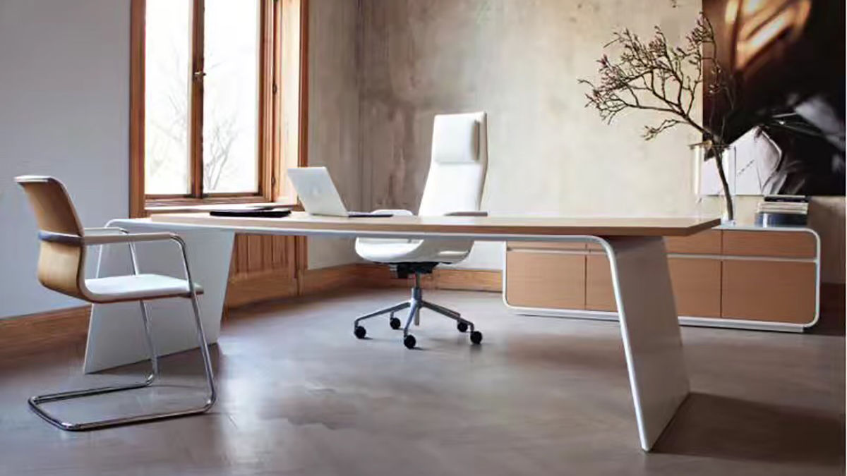 Colan wood veneer executive desk Dover