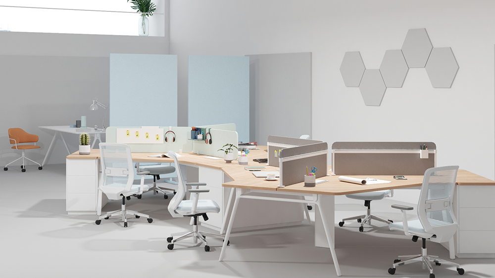 Colan Open Office Workstation Office Desk Riva Series