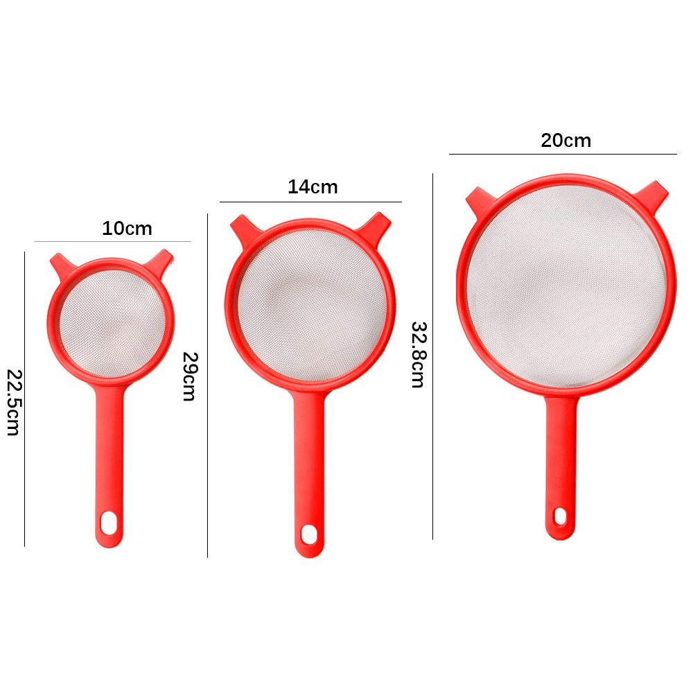 Fine Mesh Strainer Set, High Grade Stainless Steel Strainer and Sieve ...
