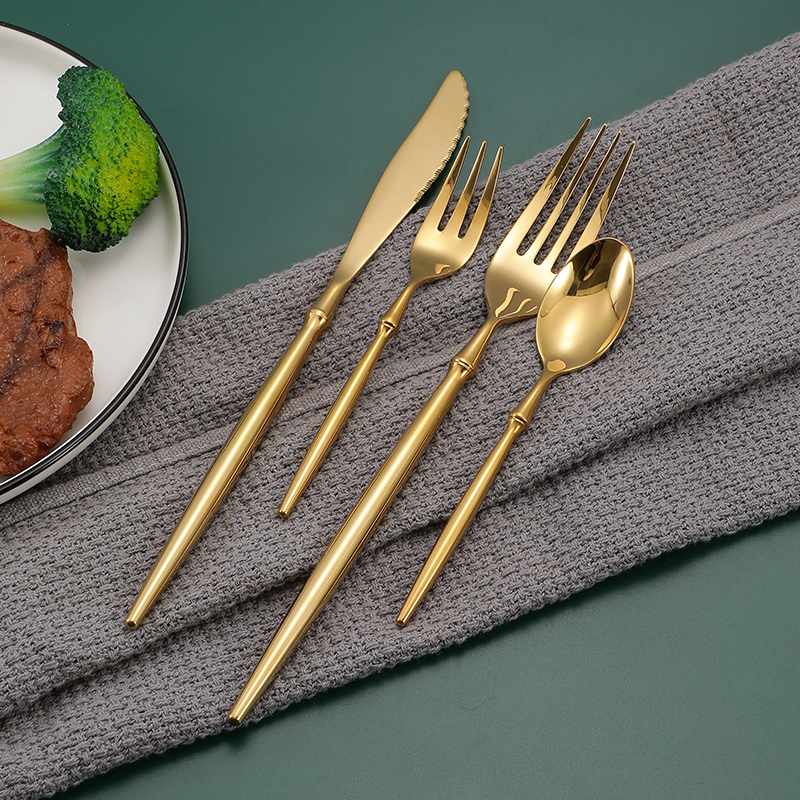 Mirror polished stainless steel handle high quality custom tableware ...