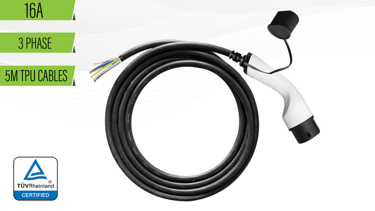 Best 3PHASE 16A Type 2 Open End EV Charging Cable 5M Company - Hengyi ...