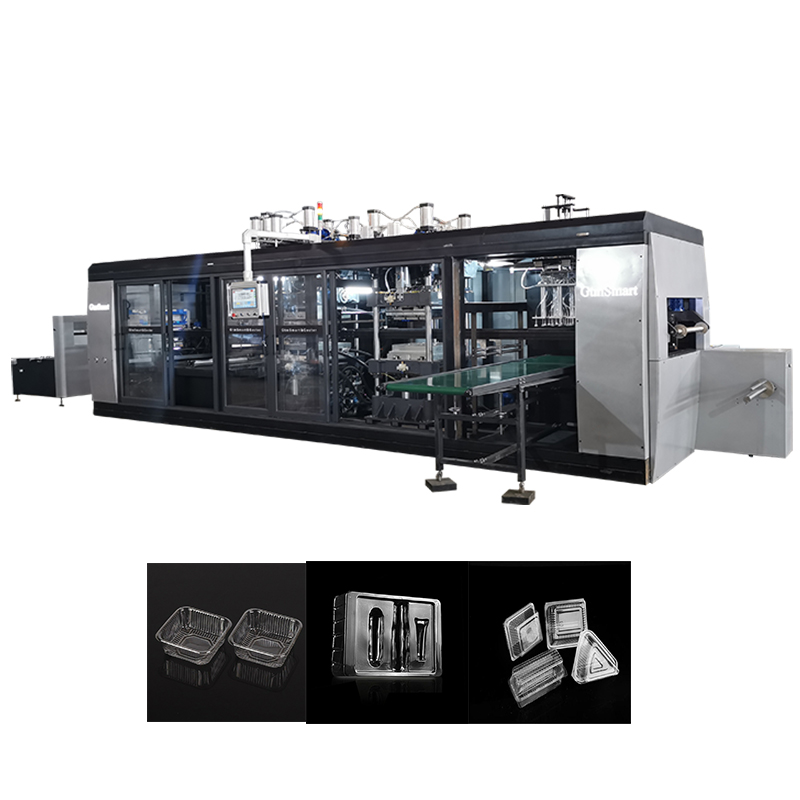 Quality PET Thermoforming Machine Fruit Clamshell Food Container Making ...