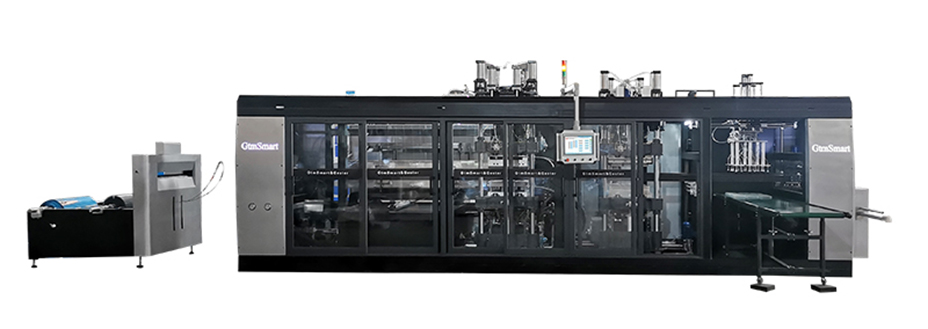 Quality PET Thermoforming Machine Fruit Clamshell Food Container Making ...