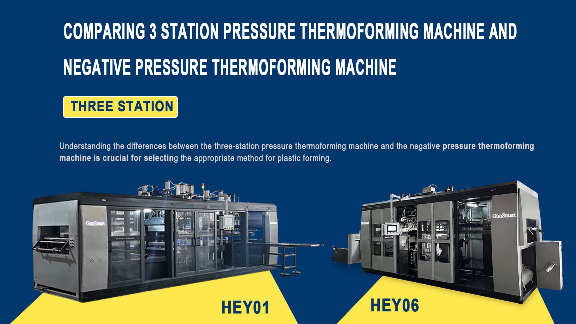 Comparing 3 Station Pressure Thermoforming Machine and Negative ...