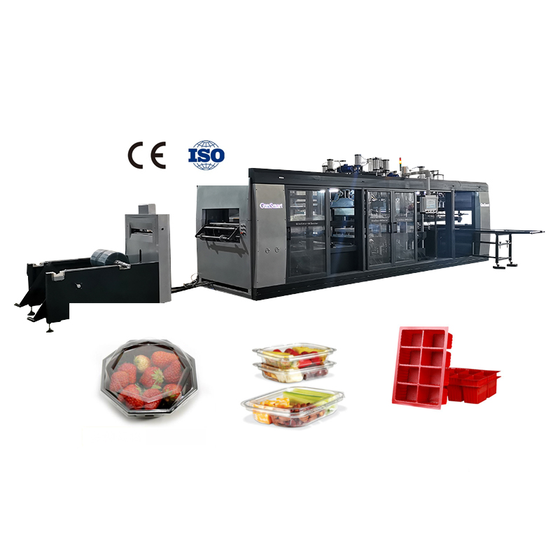 Quality PET Thermoforming Machine Fruit Clamshell Food Container Making ...