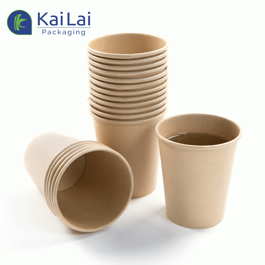 Customized 16oz biodegradable disposable paper cup with PLA linning ...