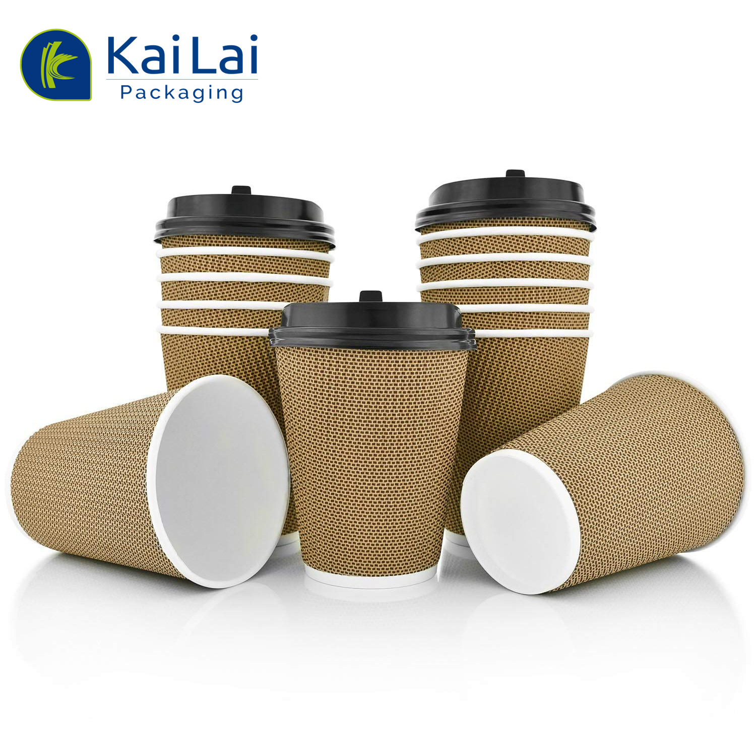 Best custom printed 8oz disposable take away paper coffee cups with ...